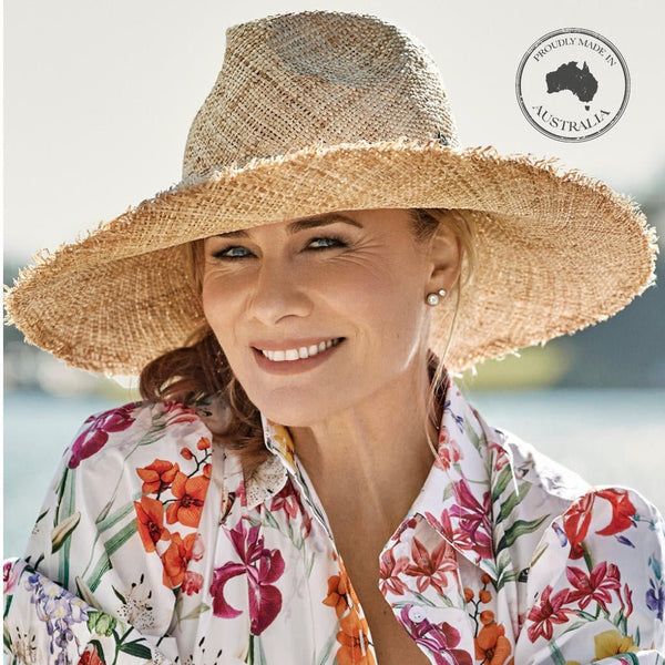 Sorrento Hat by Deborah Hutton - Natural | Rigon | Sun Hats | Thirty 16 ...